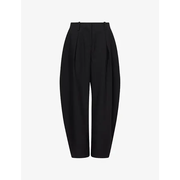 Dissh Romy Barrel-leg Woven Trousers - Black