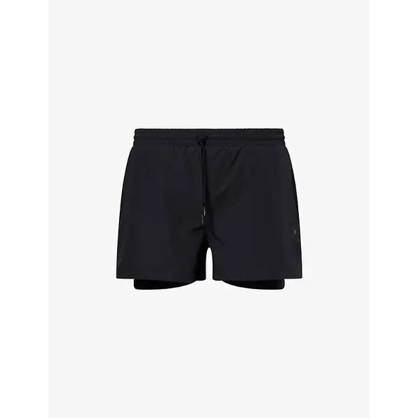 NOW YOU LIVE Gilmorton 2-in-1 Stretch-woven Shorts