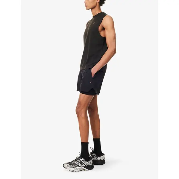 NOW YOU LIVE Gilmorton 2-in-1 Stretch-woven Shorts