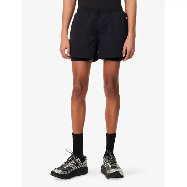 NOW YOU LIVE Gilmorton 2-in-1 Stretch-woven Shorts