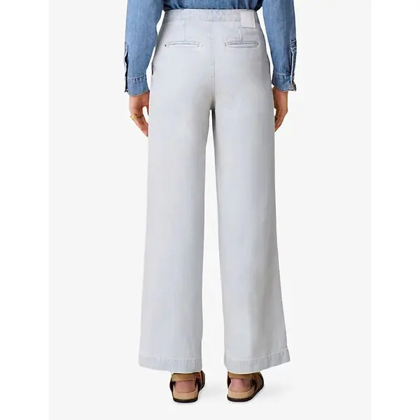 Claudie Pierlot Wide-leg Denim Jeans - Light Blue Denim