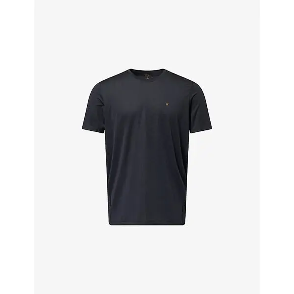 NOW YOU LIVE Shearsby Crewneck Stretch-woven T-shirt