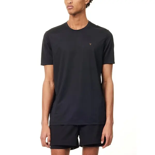NOW YOU LIVE Shearsby Crewneck Stretch-woven T-shirt