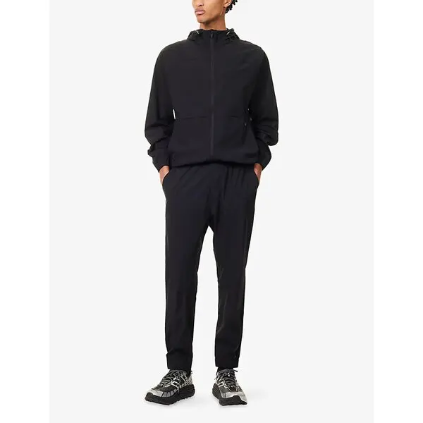 NOW YOU LIVE Saxby Slim Tapered-leg Shell Trousers