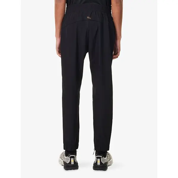 NOW YOU LIVE Saxby Slim Tapered-leg Shell Trousers