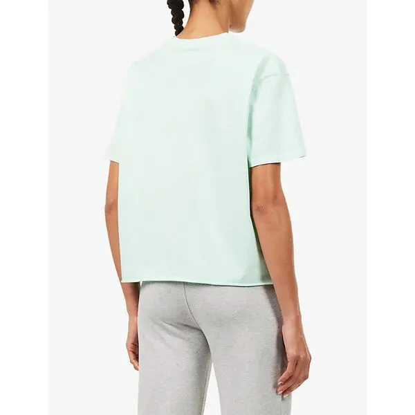 ADANOLA Varsity Raw-hem Cotton T-shirt