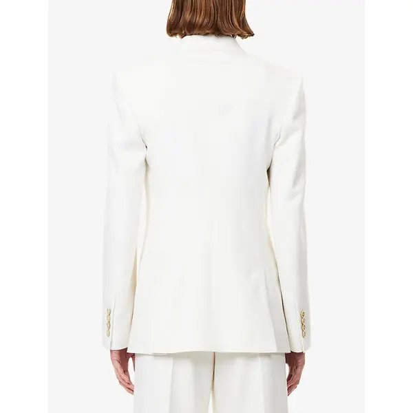 Givenchy Peak-lapel Double-breasted Wool-blend Jacket