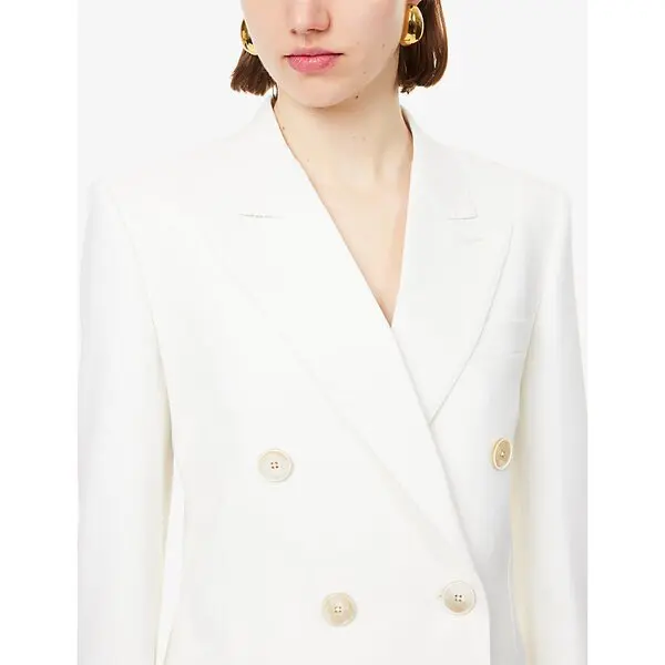 Givenchy Peak-lapel Double-breasted Wool-blend Jacket