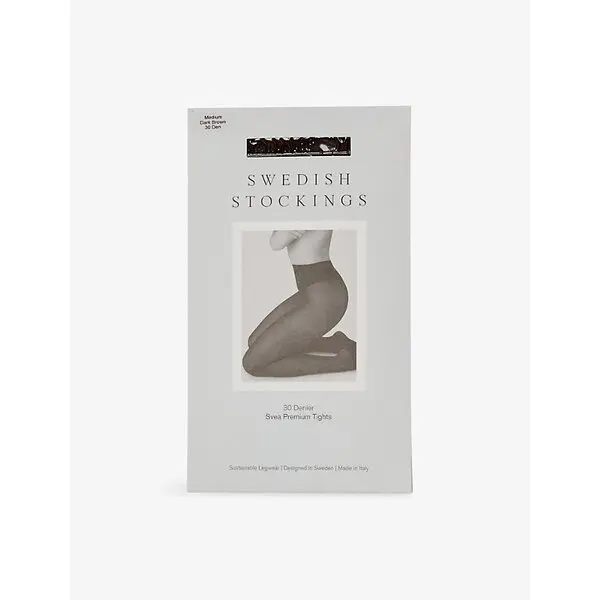 Swedish Stockings 20 Denier Tights - Dark Brown