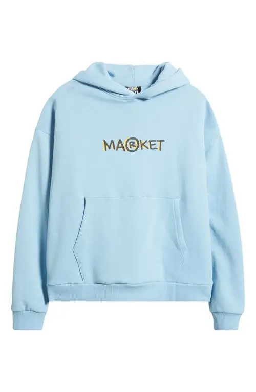 MARKET Smiley Doodle Graphic Cotton Hoodie