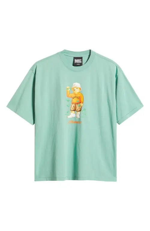 MARKET Making It Rain Bear Graphic Cotton T-shirt
