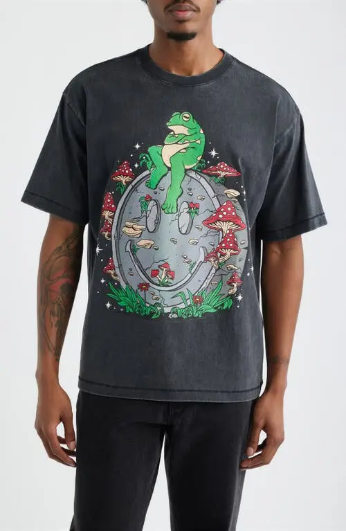 MARKET Smiley On The Slab Graphic Cotton T-shirt
