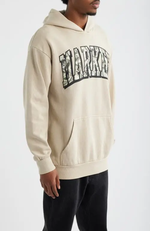 MARKET Money Arc Oversized Fleece Hoodie