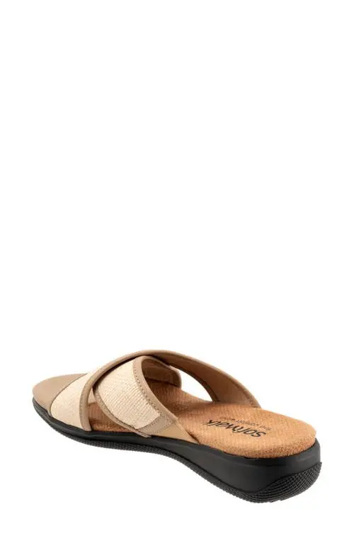 Softwalk Cross-strap Slide Sandal