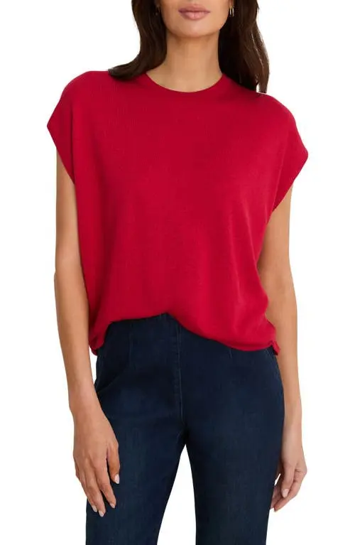 NIC+ZOE Cocoon Sweater - True Red