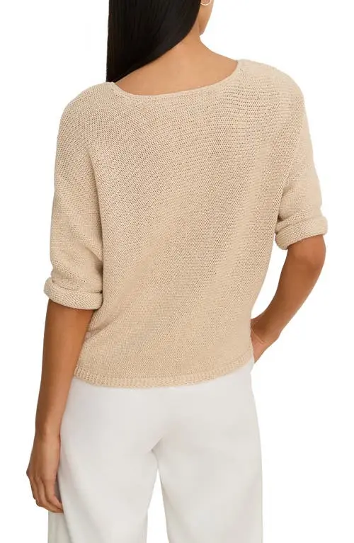 NIC+ZOE Crimpy Roll Sleeve Sweater