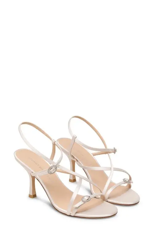 STUART WEITZMAN Kensington Strappy Sandal 85 - Cream