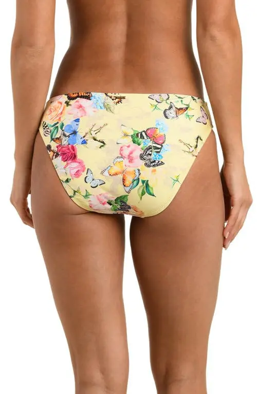 L'Agence Nicole Garden Bikini Bottom - Yellow Multi