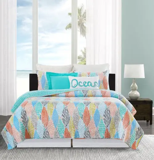 C&F HOME Surfside Sound Bedding Quilt Set