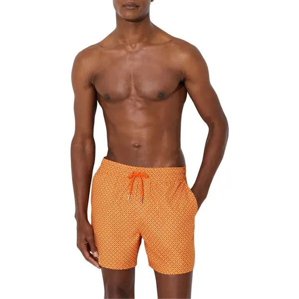 REISS Oreint Swim Trunks - Tangerine Orang