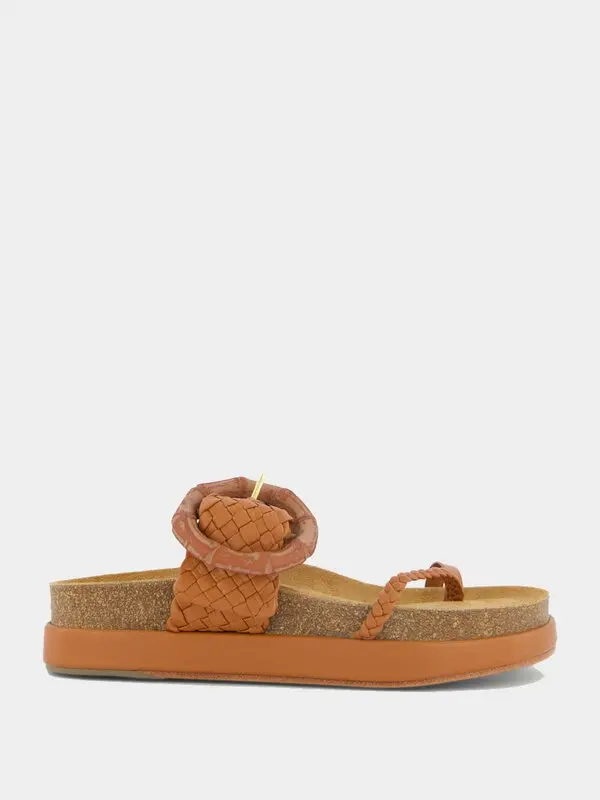Johanna Ortiz Broadwalk Romance Sandals - Brown