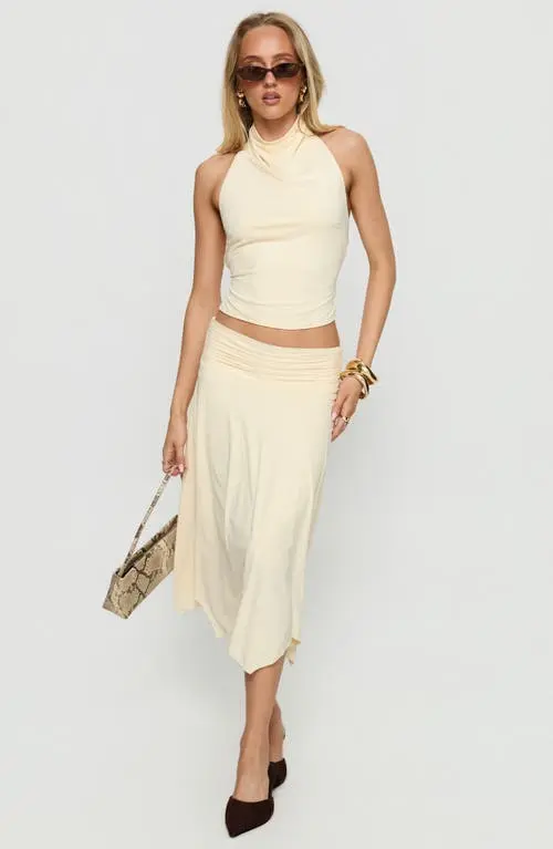 Princess Polly Asymmetric Midi Skirt