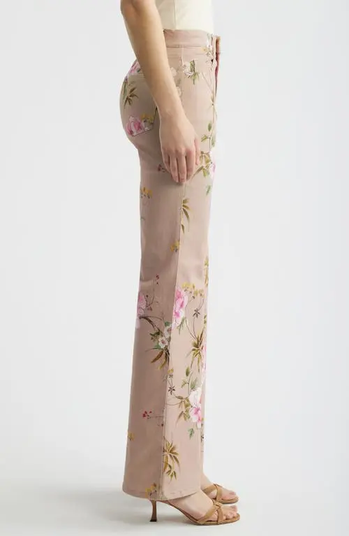 Kobi Halperin Leigh Floral Stretch Cotton Twill Pants