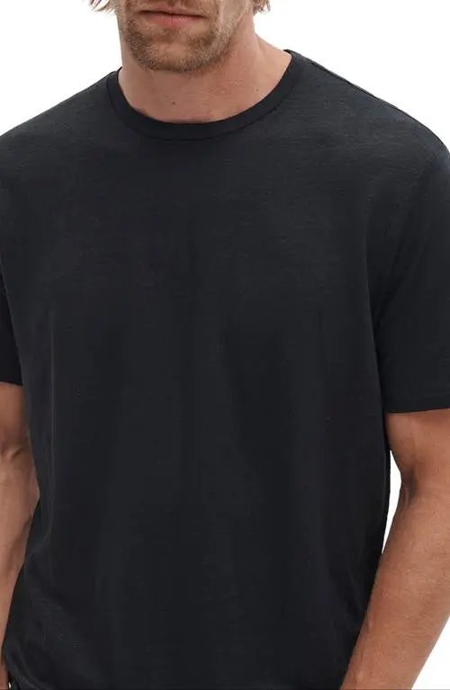 Rag & Bone Classic Linen T-shirt - Black