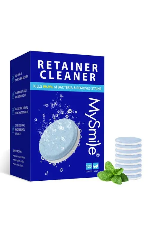 MYSMILE Denture Cleaning Tablets - Mint Blue
