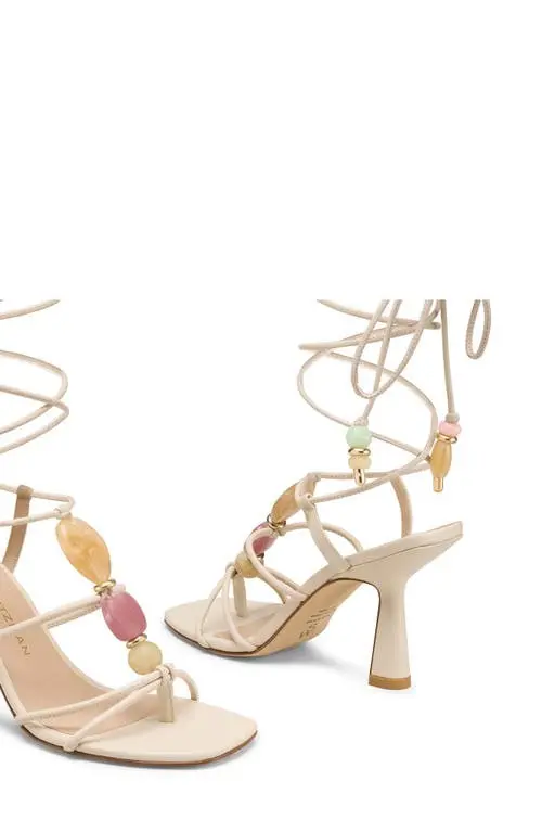 STUART WEITZMAN Majorca Wrap Sandal - Linen