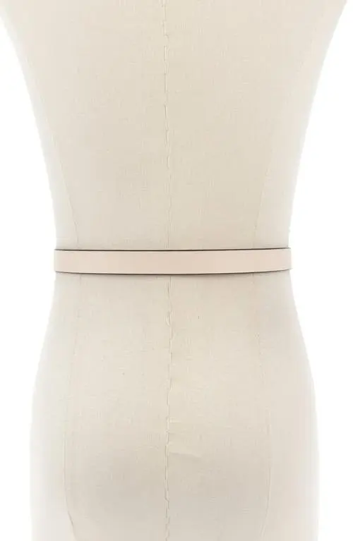 Kate Spade New York Oval Molten Buckle Leather Belt