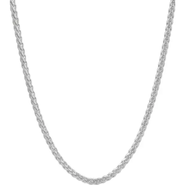 THE M JEWELERS Franco Chain Necklace - Silver