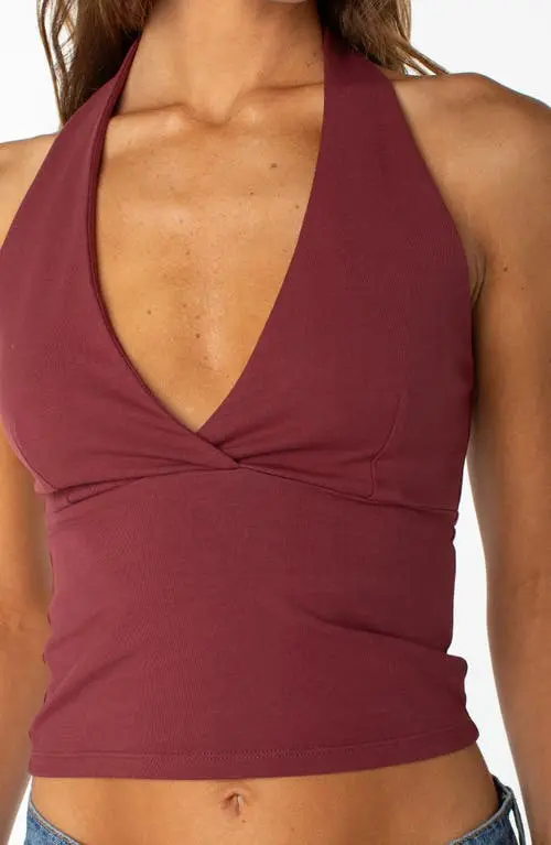 Roxy Crop Halter Top - Port