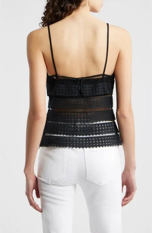 FRAME The Lattice Crochet Camisole