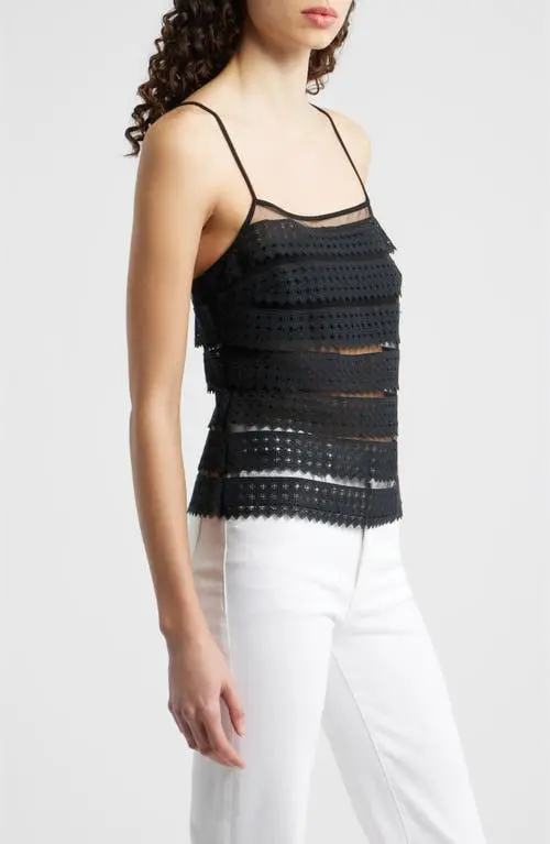 FRAME The Lattice Crochet Camisole