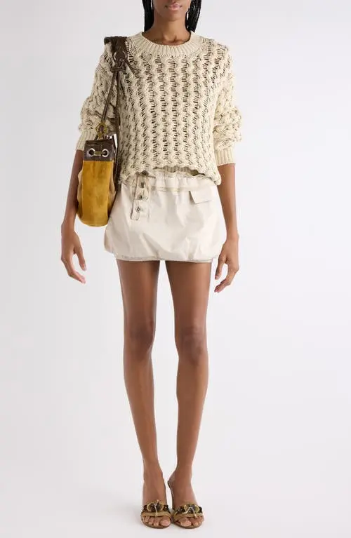 Isabel Marant Étoile Aurelys Open Stitch Cotton Sweater