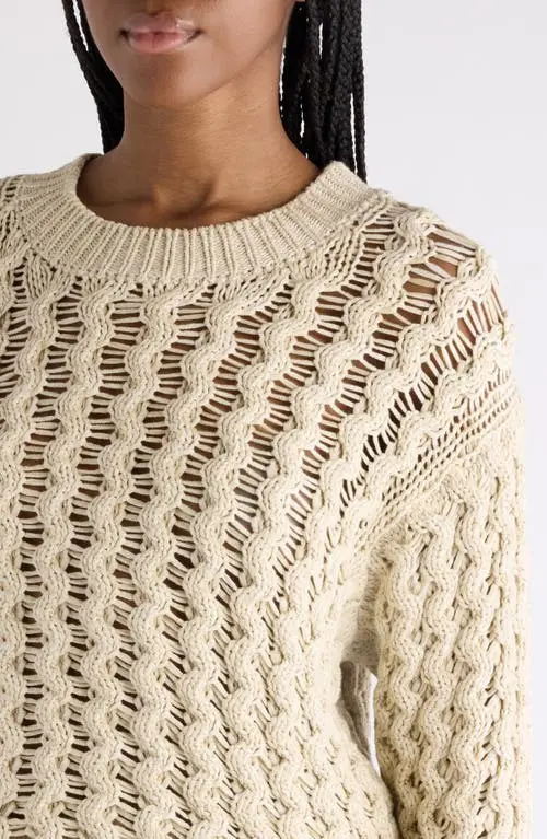 Isabel Marant Étoile Aurelys Open Stitch Cotton Sweater
