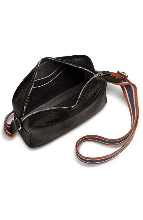 Shinola Leather Camera Crossbody Bag