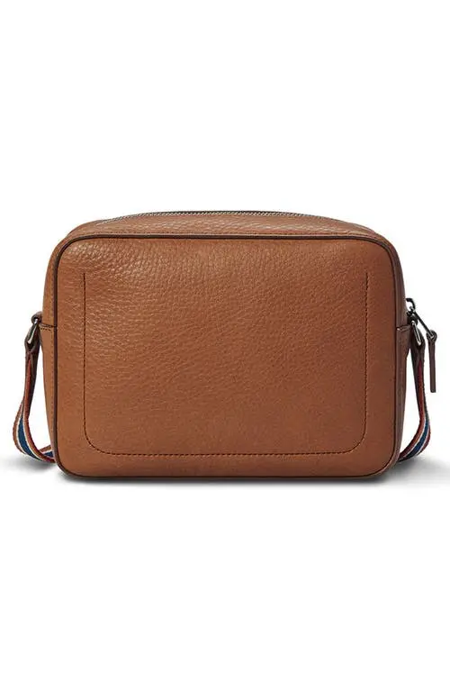 Shinola Leather Camera Crossbody Bag