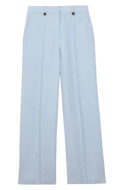 REISS Magda Pleated Flared Trousers