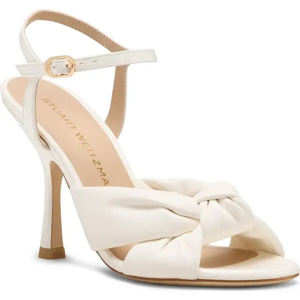 STUART WEITZMAN Soplaya 100 Sandal - Cream.