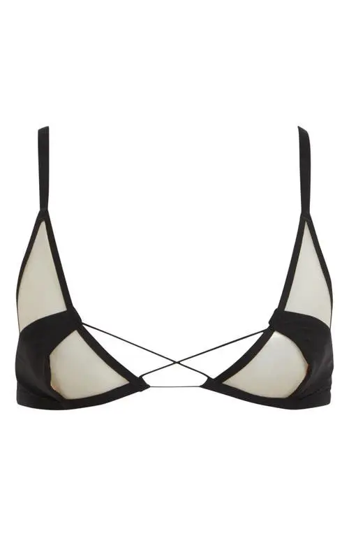 Rick Owens Intimo Bikini Top - Black/natural