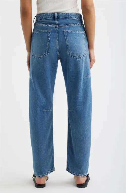 Rag & Bone Featherweight Stevie Mid Rise Slim Tapered Jeans - Echo