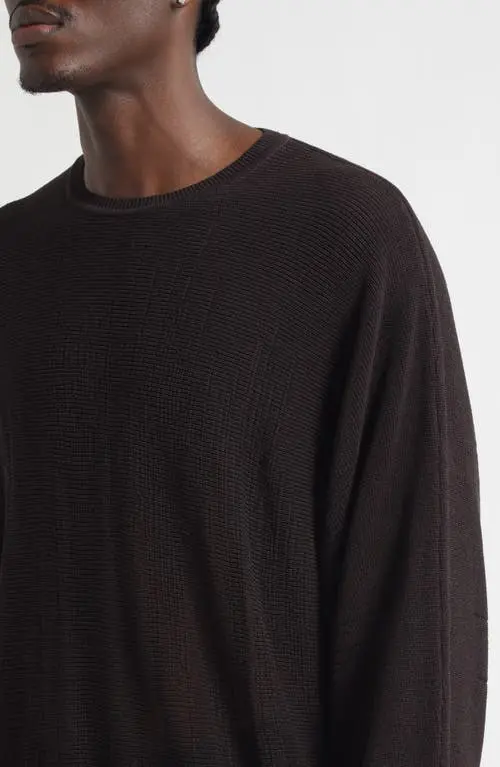 Issey Miyake Brush Close-up Crewneck Sweater