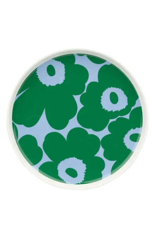 Marimekko Oiva Unikko Plate - Green