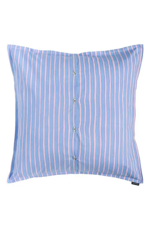 Marimekko Piccolo Stripe Cotton Pillow Cover - Pink