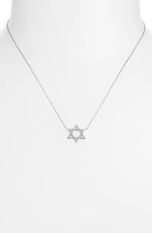 Anzie Dew Drop Star Of David Pendant