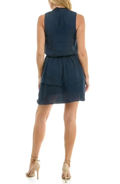 SOCIALITE Sleeveless Surplice Neck Mini Dress