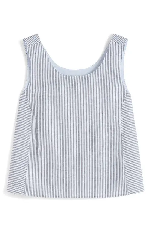 MM BY MAX MARA Stripe Linen Blend Tank
