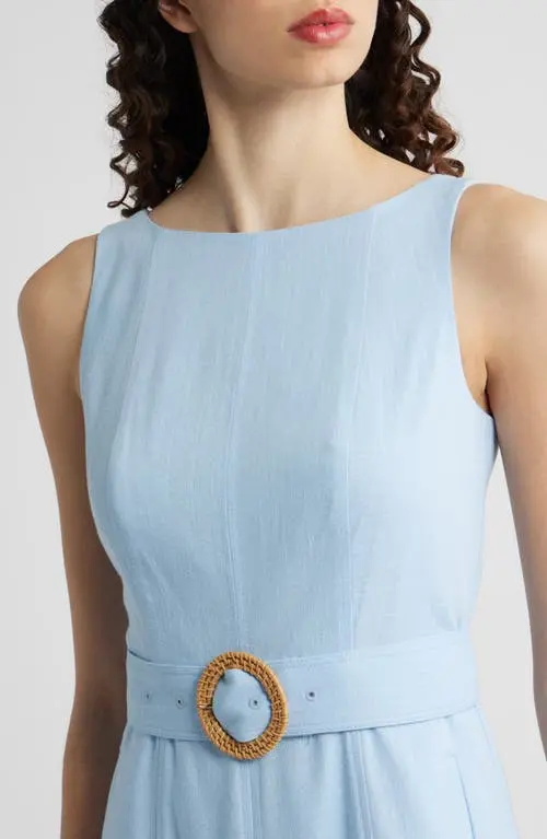 eliza j drop waist dress Eliza J Coral Eyelet Lace Sleeveless Shift Dress main image 1